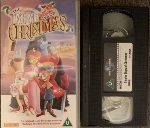 THE TWELVE DAYS Of Christmas-Animated-Vhs Video Goodtimes Ch5. - Vhs £9 ...