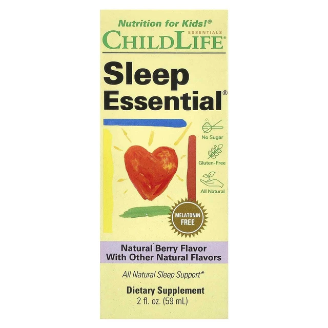 CHILD LIFE SLEEP Essential 59ml - Berry Flavour Herbal Sleep Aid for ...