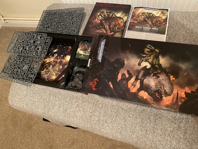 GAMES WORKSHOP WARHAMMER 40K Beast Snagga Orks Army Box (opened) EUR ...