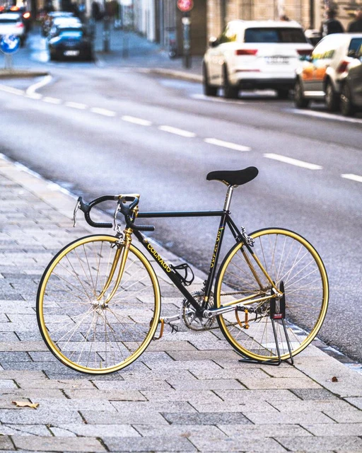 COLNAGO RETRO VINTAGE 24Carat Gold and Campagnolo Record Road Bike £ ...