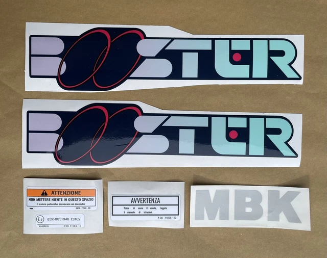 KIT ADESIVI STICKERS mbk booster prima serie Blu Oceano EUR 25,00 ...