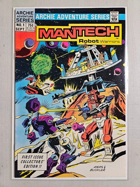 MANTECH ROBOT WARRIORS #1 Archie Adventure Series EUR 8,66 - PicClick FR