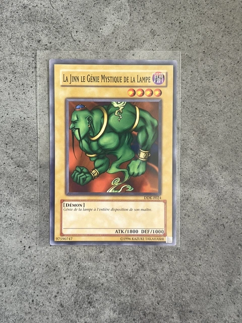 CARTE CARD YU-GI-OH Konami 1996 Edition La Jinn Le Génie DDK-F024 Near Mint Fr EUR 5,00 ...