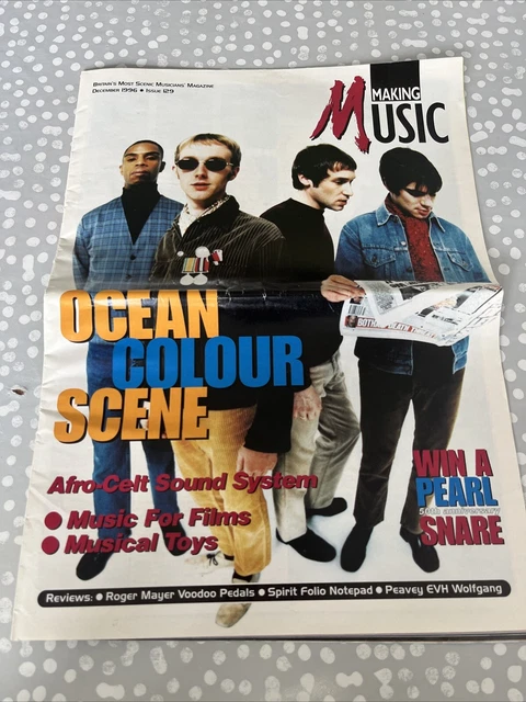 MAKING MUSIC MAGAZINE No 129 DEC 1996 Ocean Colour Scene Cover Used £3. ...