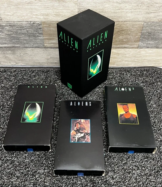 ALIEN TRILOGY VHS Box Set: Alien, Aliens, Alien 3 - Collectible ...