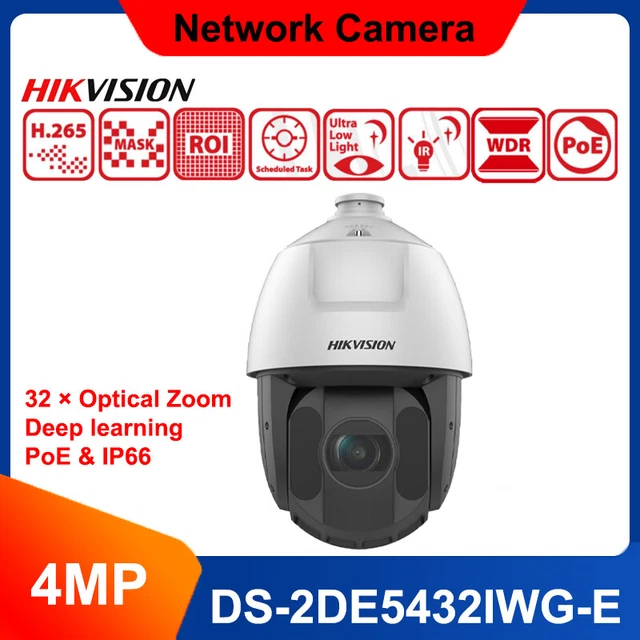 HIKVISION IP PTZ 4MP 32X Zoom POE DS-2DE5432IWG-E IR Camera Outdoor ...