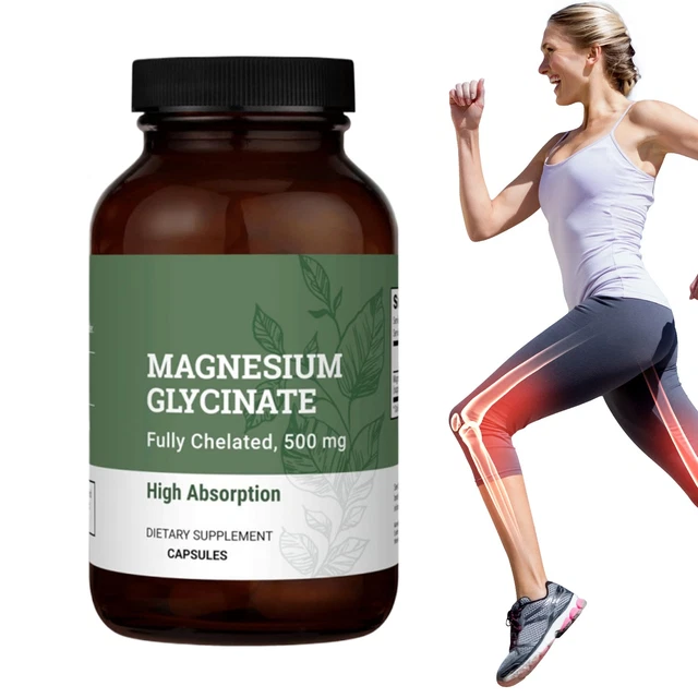 EARTH HARMONY PURE Chelated Magnesium Glycinate 500 mg - 120 Capsules £ ...