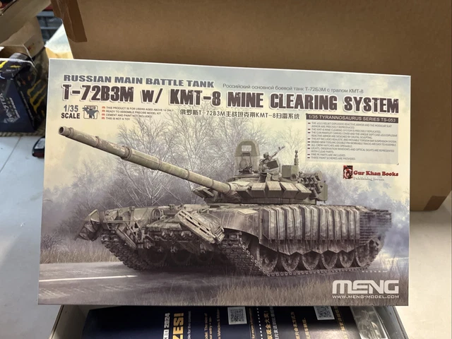 MENG 1/35 RUSSIAN Main Battle Tank T-72B3M W/Kmt-8 Mine Clearing System ...