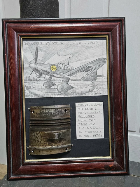 WW2 GERMAN JUNKERS Ju87 Stuka Aircraft Relic Engine Part, Battle Of ...