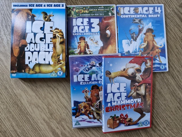 ICE AGE : 1 to 5 + A Mammoth Christmas (Dvd x 6 2009/2016) £9.50 ...