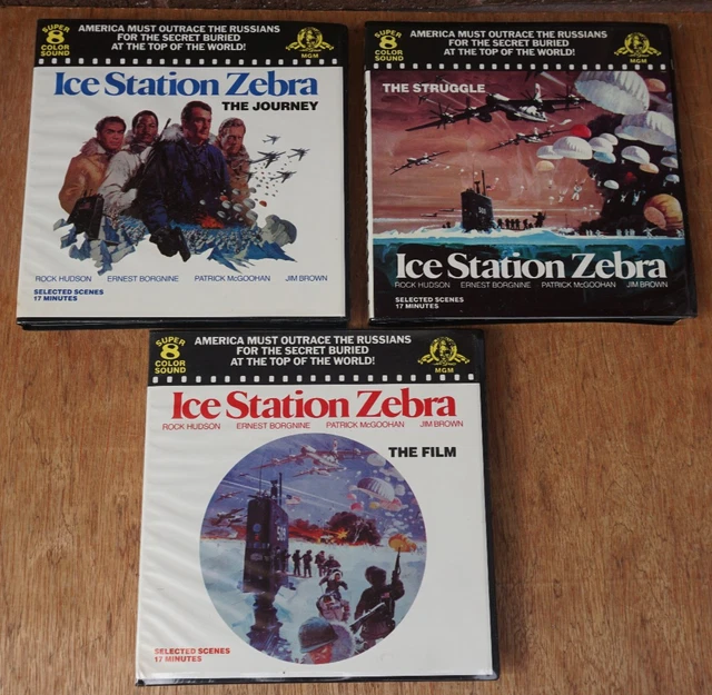ICE STATION ZEBRA (& The Struggle & Journey) Super 8 Colour & Sound MGM ...