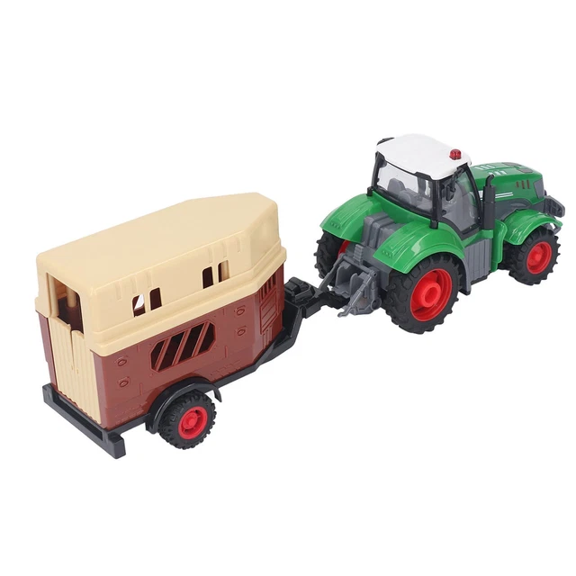 RC FARM TRACTOR Toy High Simulation 4 Channel Drive Remote Control Farm ...