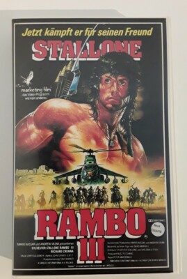 VHS RAMBO III (1988) Action with New Year's Eve Stallone FSK 16 £7.74 ...
