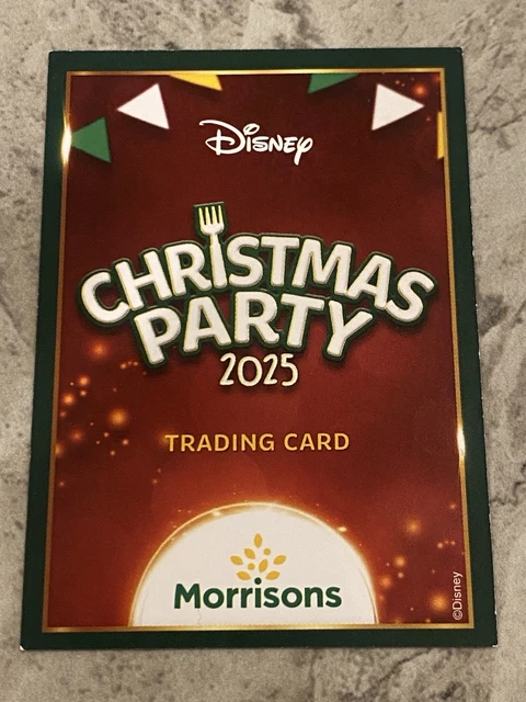 DISNEY CHRISTMAS PARTY 2025 Morrisons Trading Card Kristoff 70 £1.27 ...