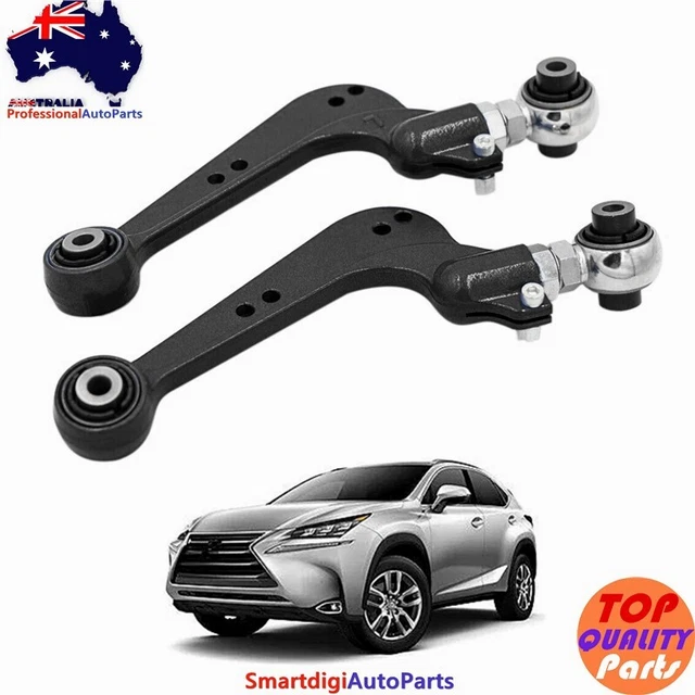 2 ADJUSTABLE REAR Alignment Camber Arms Kit For Toyota RAV4 06-18 Lexus ...
