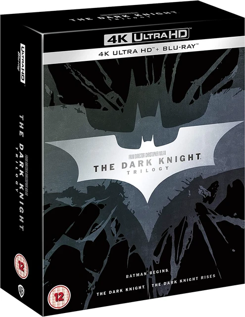 BATMAN BEGINS / The Dark Knight / Rises Trilogy Movie 4K Ultra Hd Bluray Boxset £34.95 - PicClick UK