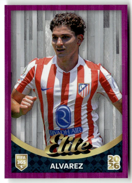 PANINI FIFA 365 2026 Sticker 520 Julian Alvarez Elite Pink Parallel ...