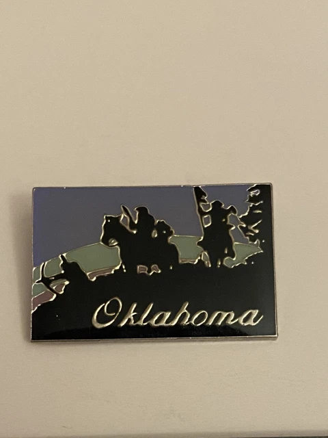 VINTAGE OKLAHOMA SOUVENIR Lapel Pin P51 $21.10 - PicClick AU