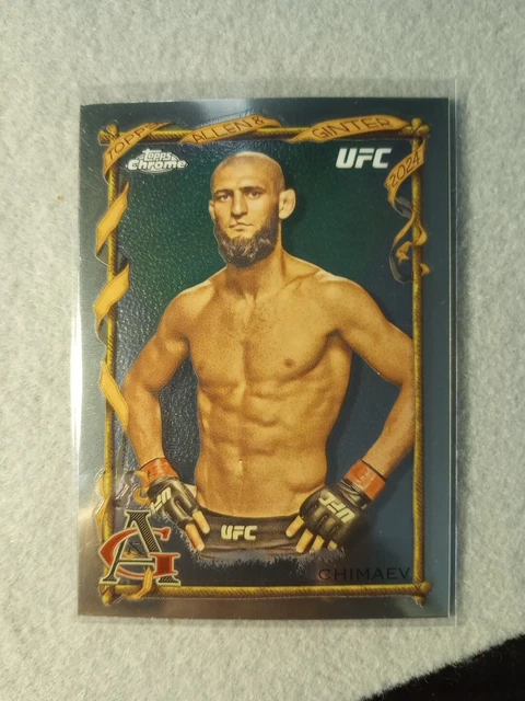 2024 TOPPS CHROME UFC - Insert Khamzat Chimaev Allen & Ginter #AAG-22 🙂 ...