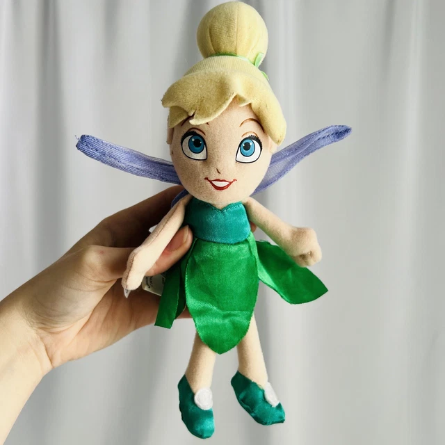 DISNEY TINKER BELL Plush Soft Toy 8” Doll Pixie Hollow Fairies Fairy ...