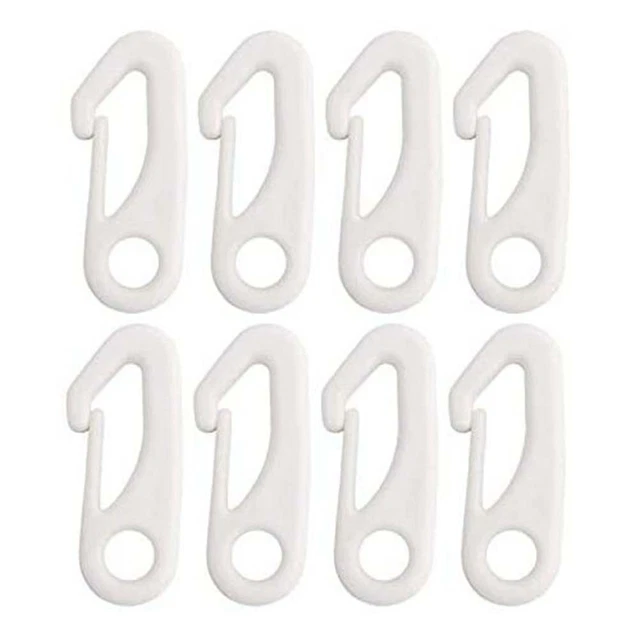 SNAP HOOK CLIPS Water Resistant Flag Pole Heavy Duty Nylon Tool 8PCS ...