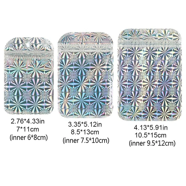 DISPLAY ALUMINUM FOIL Pouch Self Sealing Pouches Zip lock Bag Packaging ...