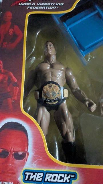 JAKKS IMMORTAL CHAMPIONS Triple H The Rock Steve Austin WWF £21.50 ...