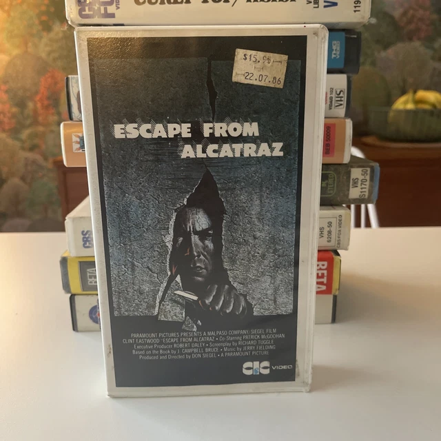 ESCAPE FROM ALCATRAZ CIC Beta (not VHS). Original Release Rare Betamax ...