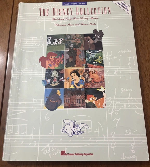 THE DISNEY COLLECTION Piano/Vocal/Guitar Music Songbook Hal Leonard $14 ...