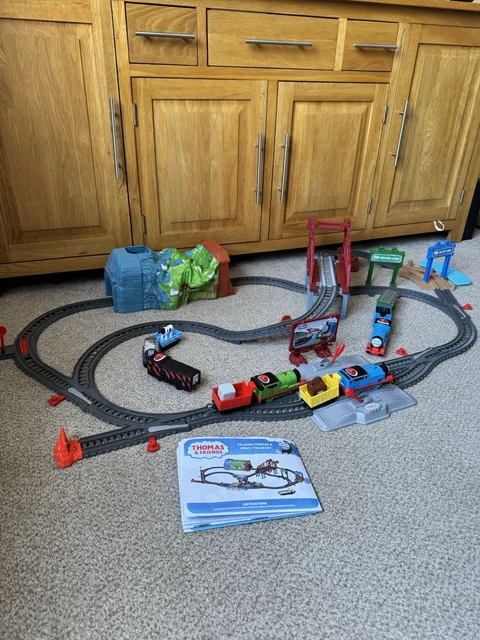 THOMAS THE TANK engine track master talking Thomas & Percy playset ...
