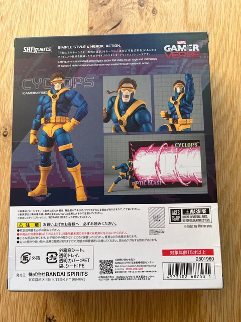 SH S.H. FIGUARTS Gamerverse Cyclops Marvel Vs Capcom Marvel Action ...