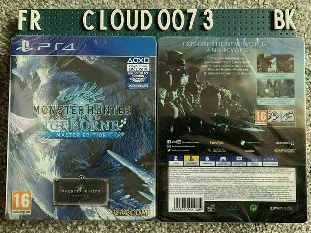 MONSTER HUNTER WORLD Iceborne Master Limited Edition Steelbook PS4 Game ...