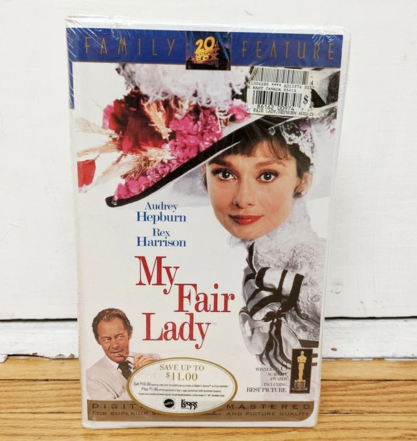 MY FAIR LADY VHS Tape Movie (Audrey Hepburn-Rex Harrison) Sealed Clam ...