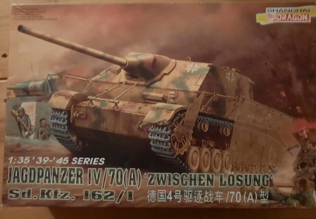 JAGDPANZER IV/70(A) ZWISCHEN Lösung Sd.Kfz. 162/1, Dragon 6082, 1:35 ...