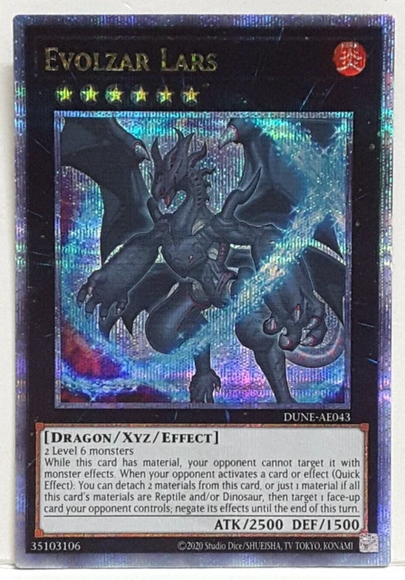 YUGIOH ASIAN-ENGLISH EVOLZAR Lars DUNE-AE043 25TH Aluminium Qcsr EUR 53,69 - PicClick FR