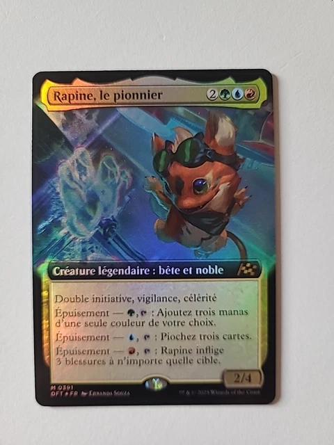 CARTE MAGIC RAPINE Le Pionnier Mythic Foil M0391 FR Aetherdrift DFT EUR ...