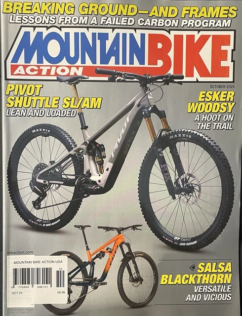 MOUNTAIN BIKE ACTION Magazine Issue October 2025 £14.00 - PicClick UK