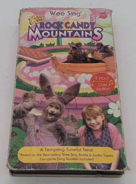 WEE SING BIG Rock Candy Mountains VHS Tape 1991 Live Action Kids TESTED ...