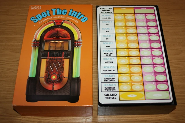 SPOT THE INTRO - Quiz Game - Marks & Spencer - Cheatwell Games - Music ...