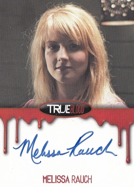 TRUE BLOOD PREMIERE Edition - Melissa Rauch (Summer) Autograph Card EUR ...