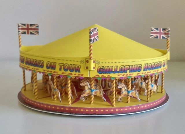 FAIRGROUND MODEL OO Scale Model Funfair 00 Gauge Carasoul Model Railway ...