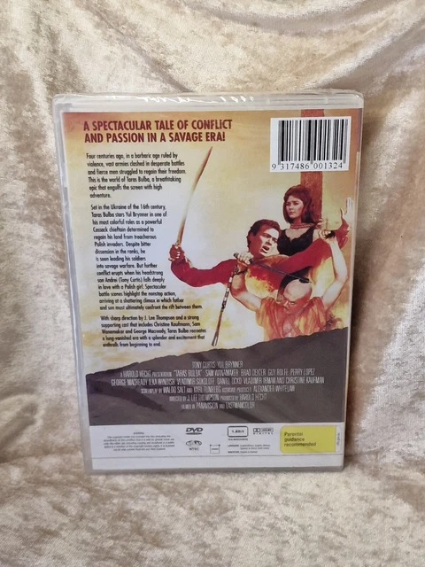 TARAS BULBA - Tony Curtis / Yul Brynner ( DVD New ) Englisch Spanisch ...