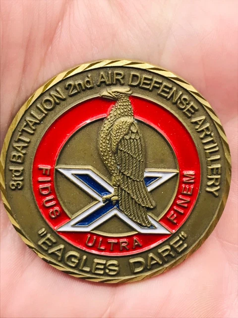 EAGLES DARE AIR Defense Artillery United States Army Challenge Coin $25 ...