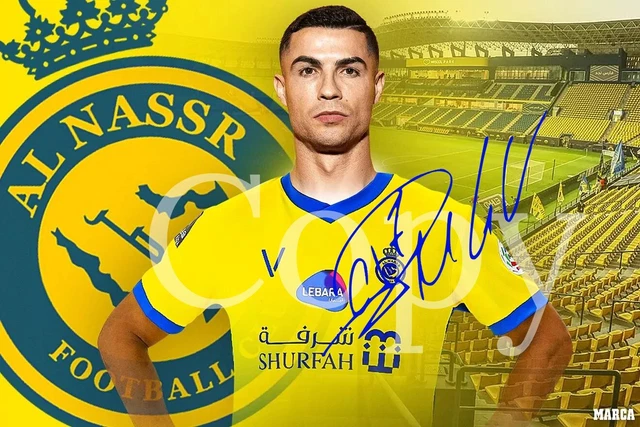 CRISTIANO RONALDO SIGNED Autograph PHOTO Signature 6x4 Al Nassr £3.49 ...