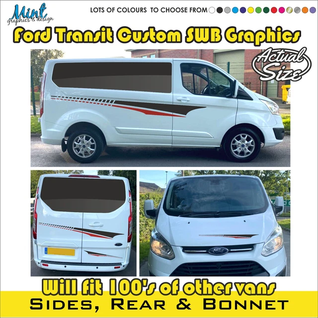 FORD TRANSIT CUSTOM SWB compatible CAMPER van Motorhome GRAPHICS DECALS ...