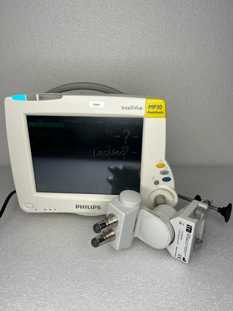 PHILIPS INTELLIVUE MP30 MP 30 M8002A Patientenmonitor EKG SpO2 ECG ...