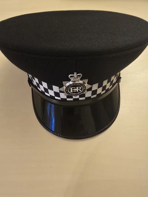 VINTAGE LONDON METROPOLITAN Police Hat Size 59 £137.25 - PicClick UK