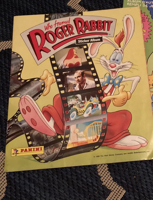 PANINI DISNEY WHO Framed Roger Rabbit Sticker Album - 1988 £18.00 ...