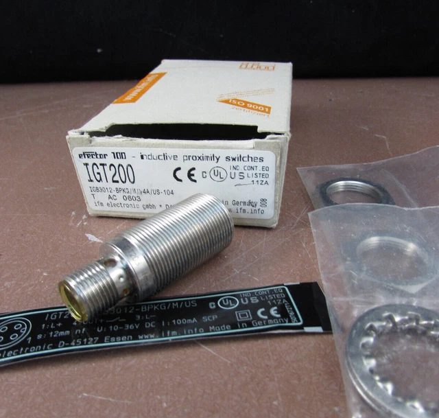 IFM PROXIMITY SWITCH IGT200 induction PROXIMITY switch $49.99 - PicClick CA