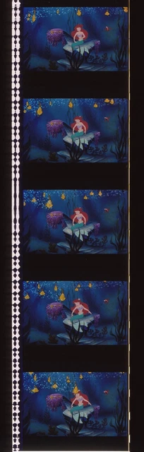 LITTLE MERMAID 35MM Film Cell strip very Rare c53 £2.50 - PicClick UK
